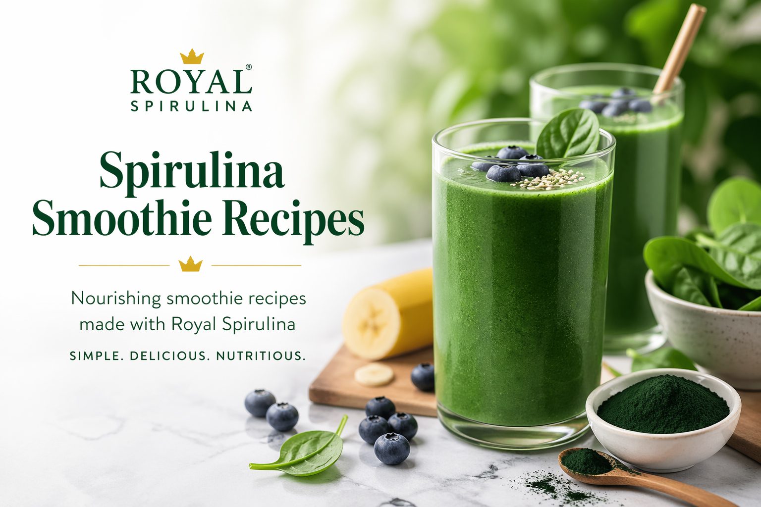 8 Easy Vegan Spirulina Smoothie Recipes | Royal Spirulina